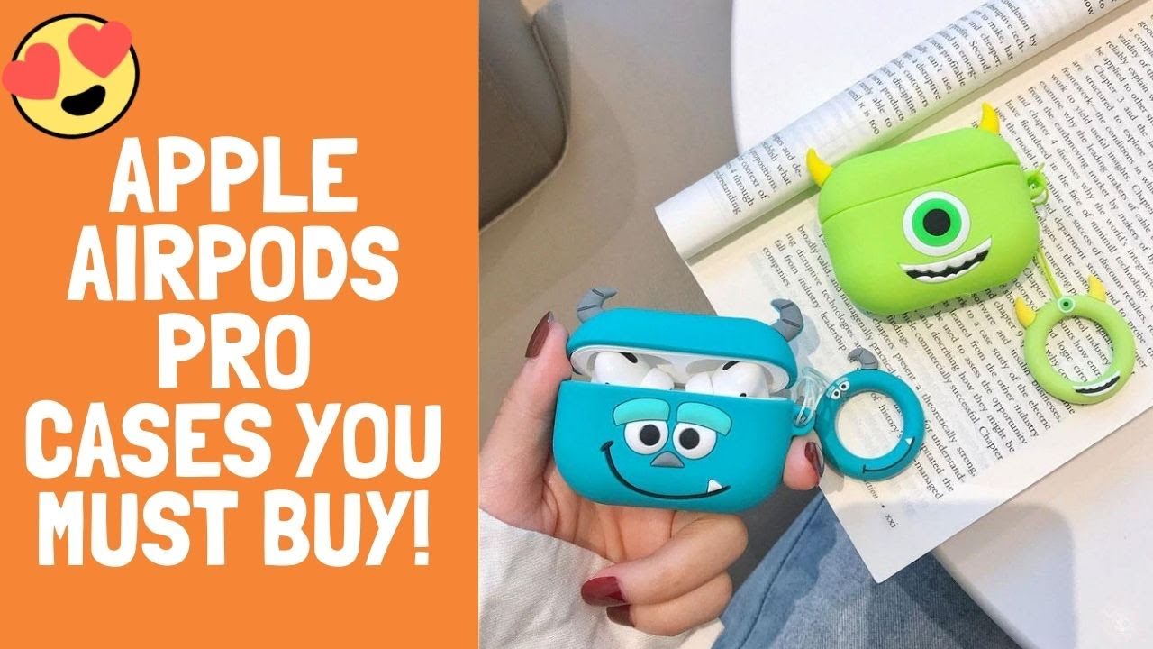 AirPods Pro Case Monster Inc Cartoon AirPods Cover With Keychain - YouTube