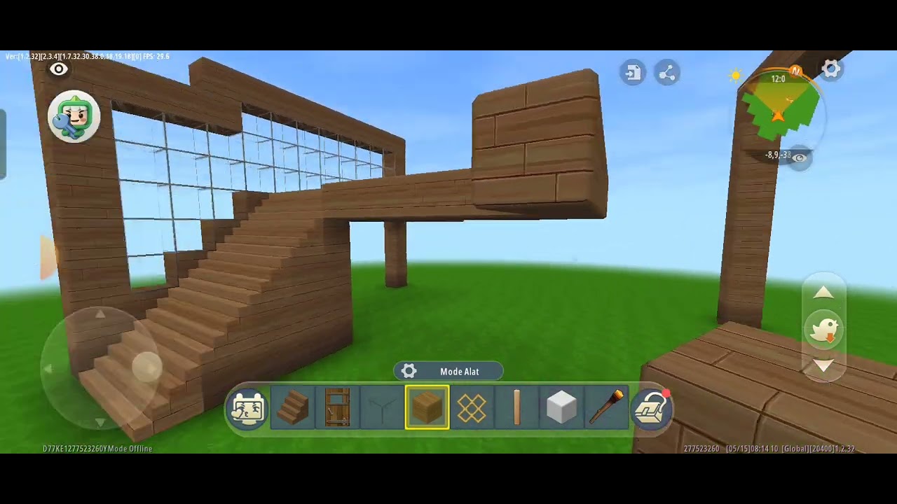 cara membuat rumah di mini world sorry ga jelas - YouTube