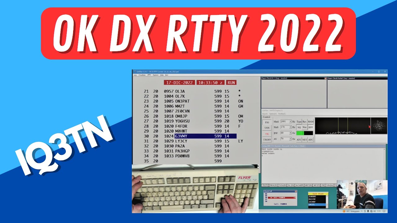 OK DX RTTY - IQ3TN - dicembre 2022 - YouTube
