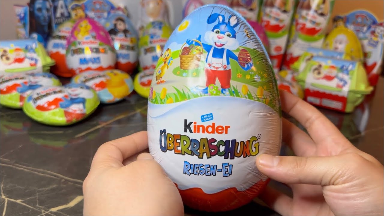Kinder Surprise Riesen Ei (Avengers) - YouTube