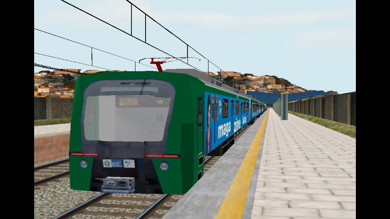 OpenBVE - TUE - CNR SÉRIE 3000 ADESIVADO [ SUPERVIA ] EM [ QUEIMADOS ...