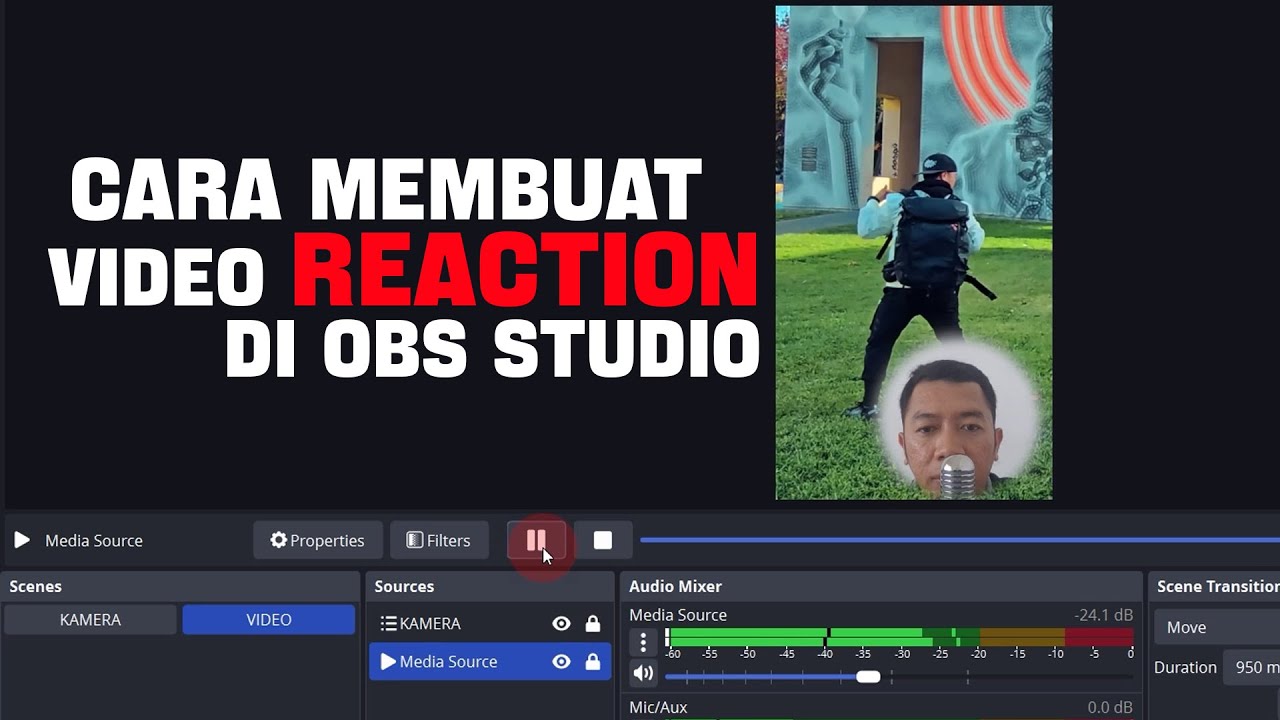 Cara Membuat Video Reaction Menggunakan OBS Studio - YouTube