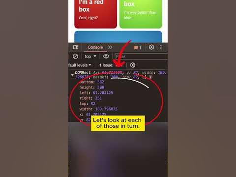 Do THIS to get an element's position #JavaScript - YouTube