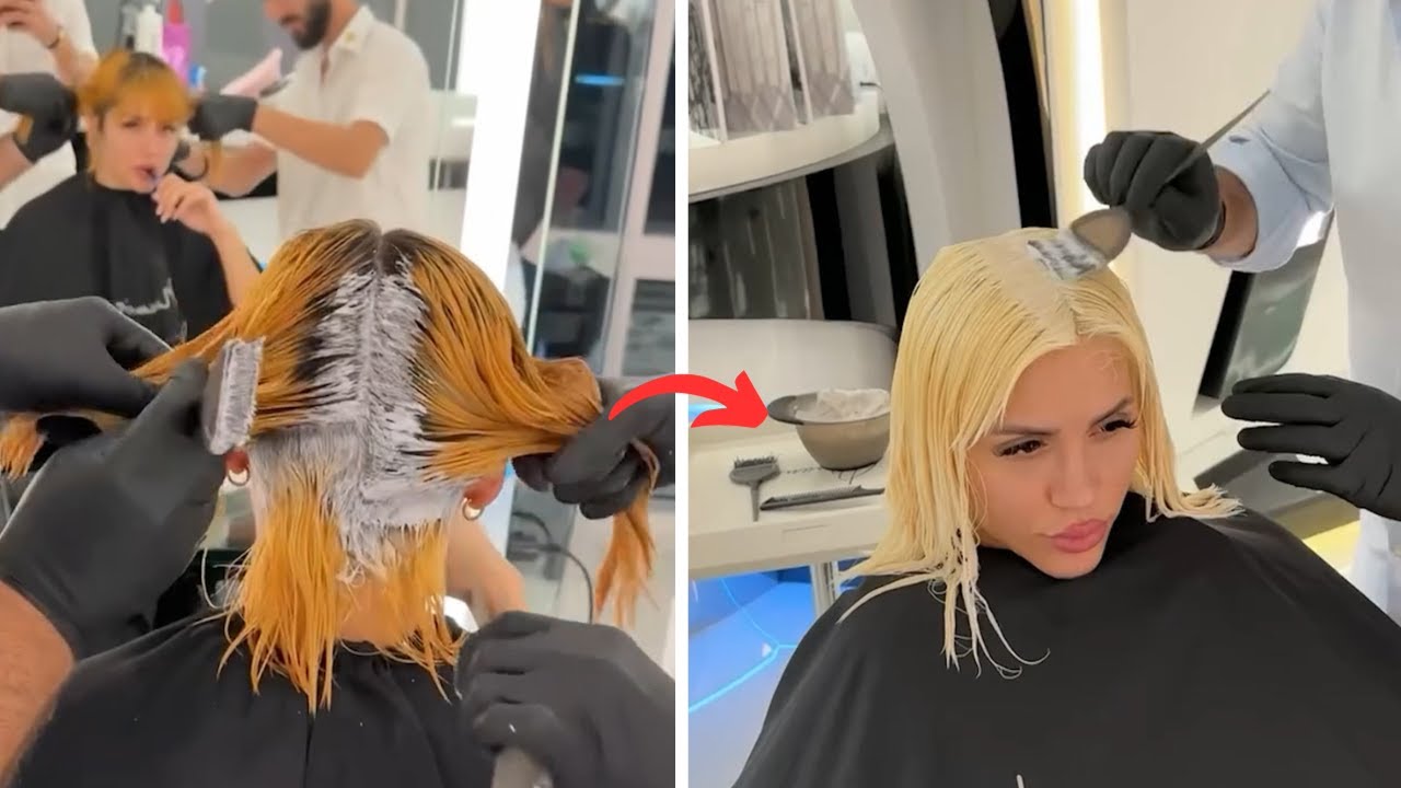 Extreme Hair Color Transformation by Mounir! - YouTube