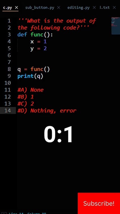 Python Test 99 - YouTube