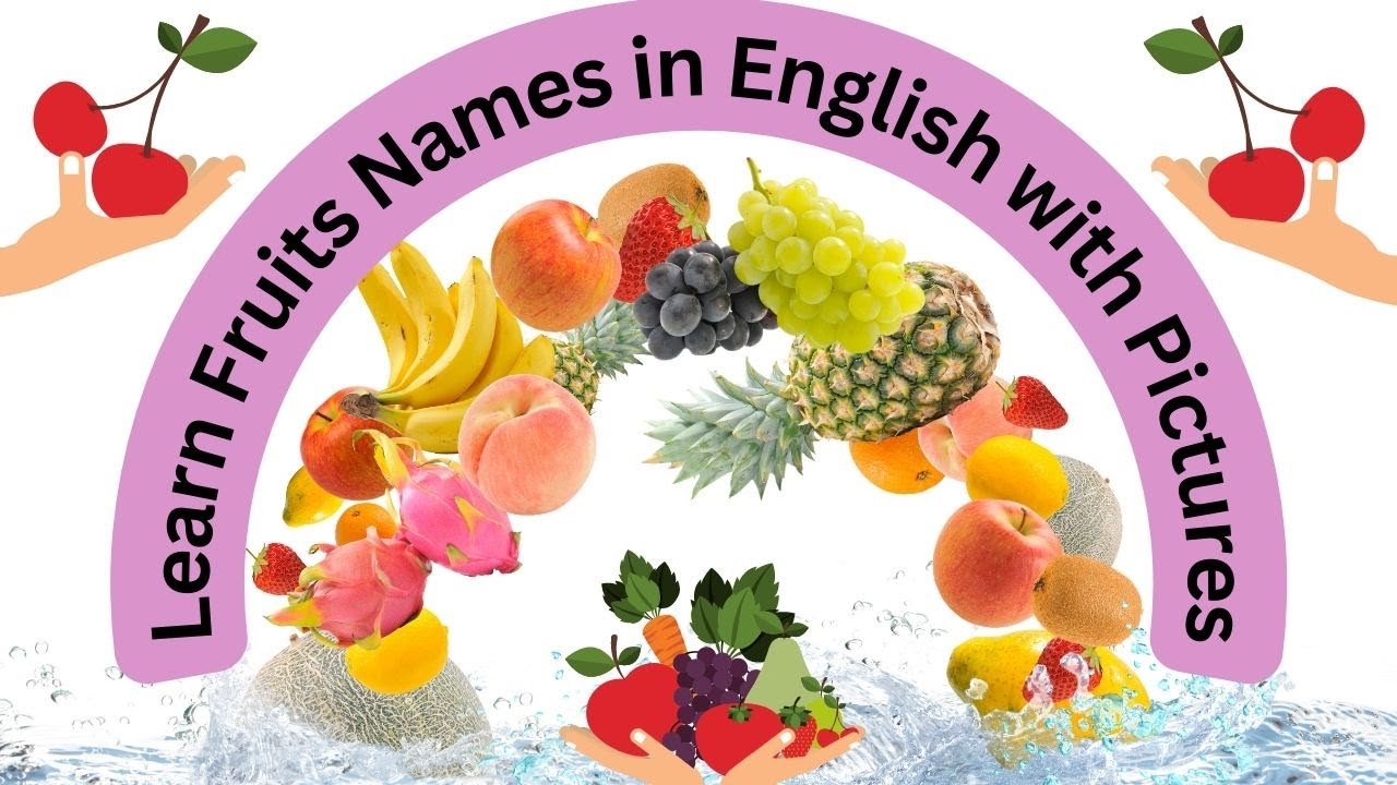 Learn Fruits Names English with Pictures, Fruits Names in English with ...
