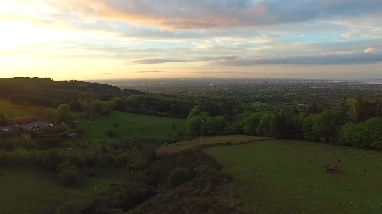 Sunset at Viewpoint, Dublin Mountains - DJI Phantom 3 Advanced - YouTube