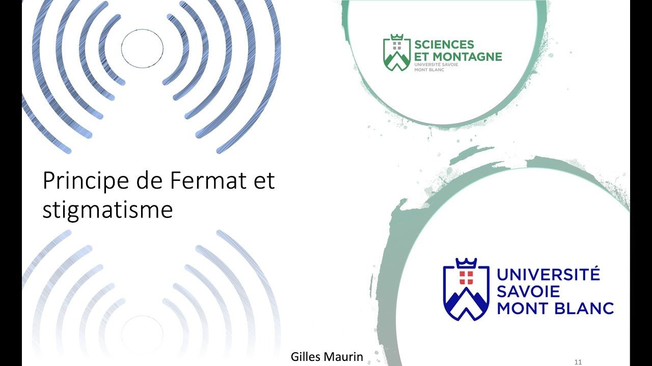 Principe de Fermat et stigmatisme (Cours) - YouTube