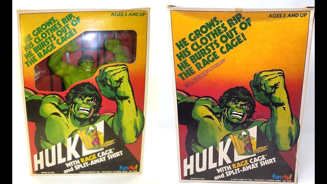 HULK RAGE CAGE FUN STUFF 1978, MUST SEE! LA MASA EL HOMBRE INCREIBLE ...
