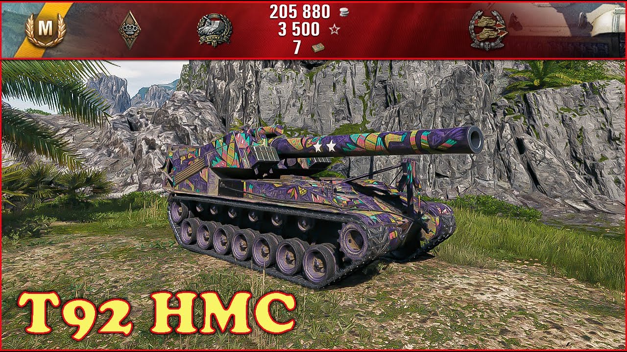 T92 HMC - World of Tanks UZ Gaming - YouTube