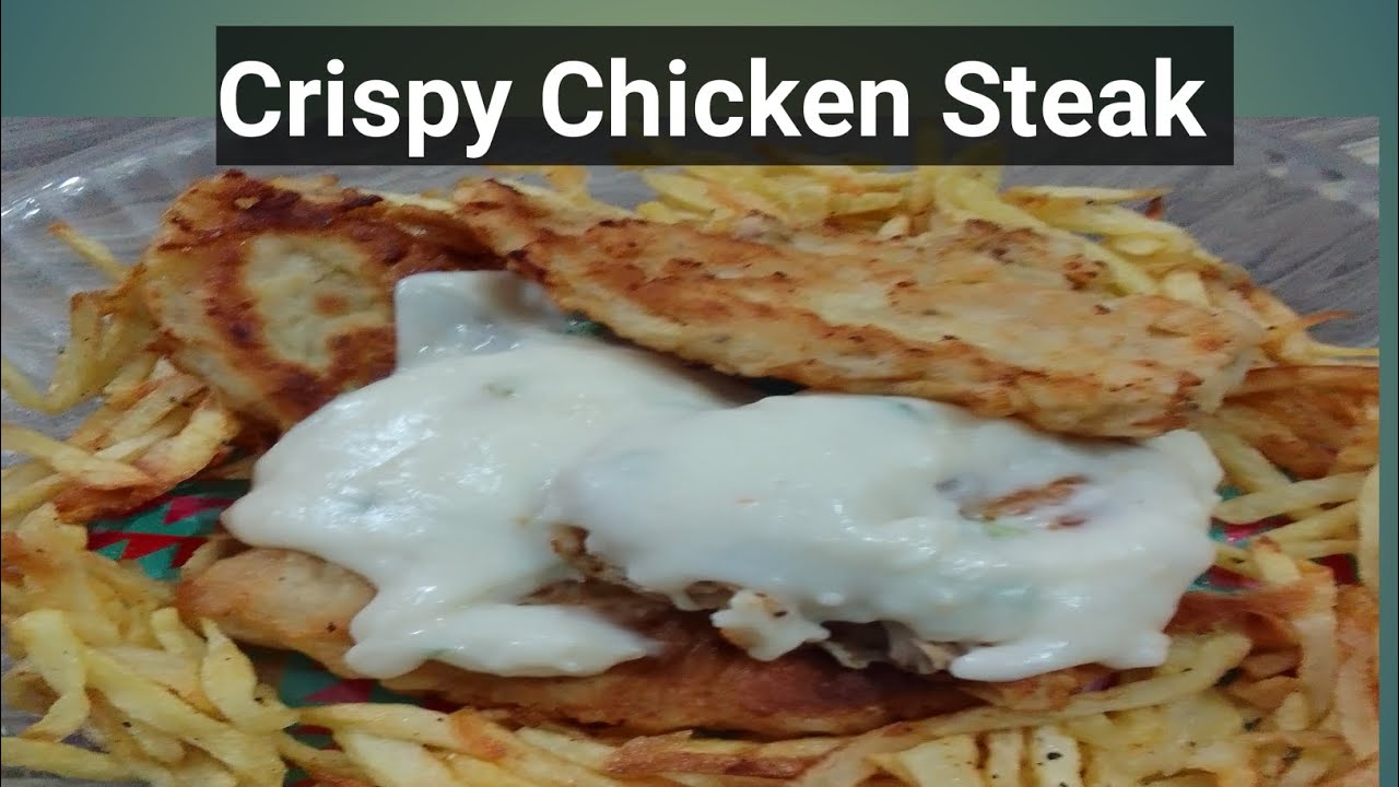how to make Crispy Chicken Steak by Appetina Sugar N Spice - YouTube