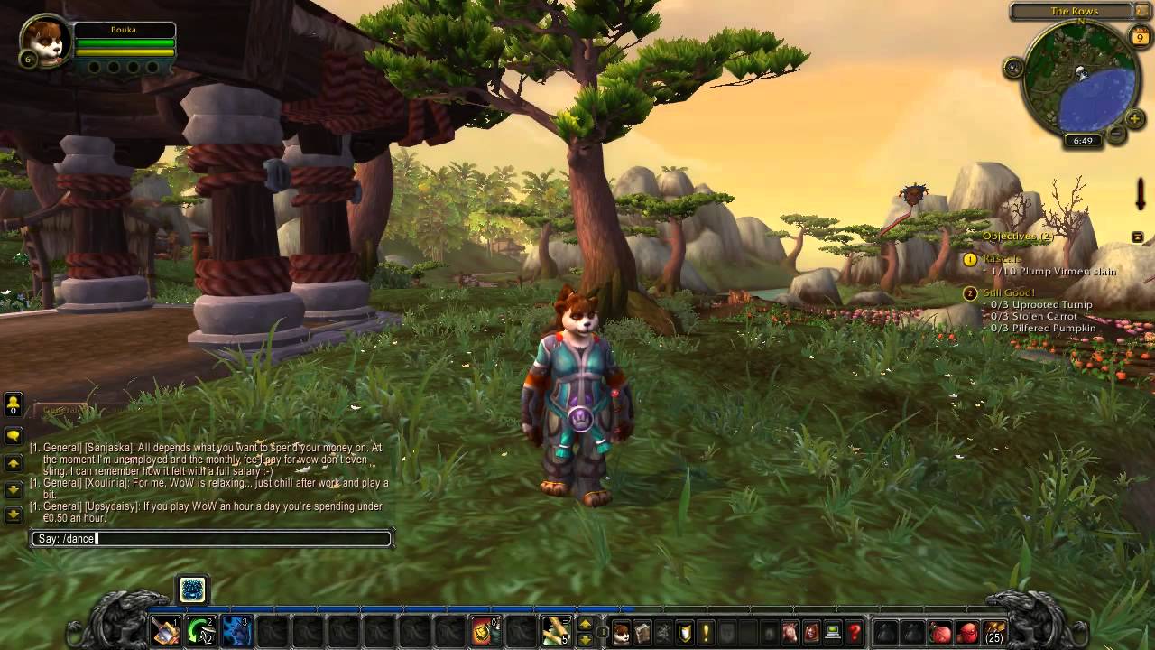 Mists of Pandaria Beta Guide with Commentary - Pandaren Dance - Male ...