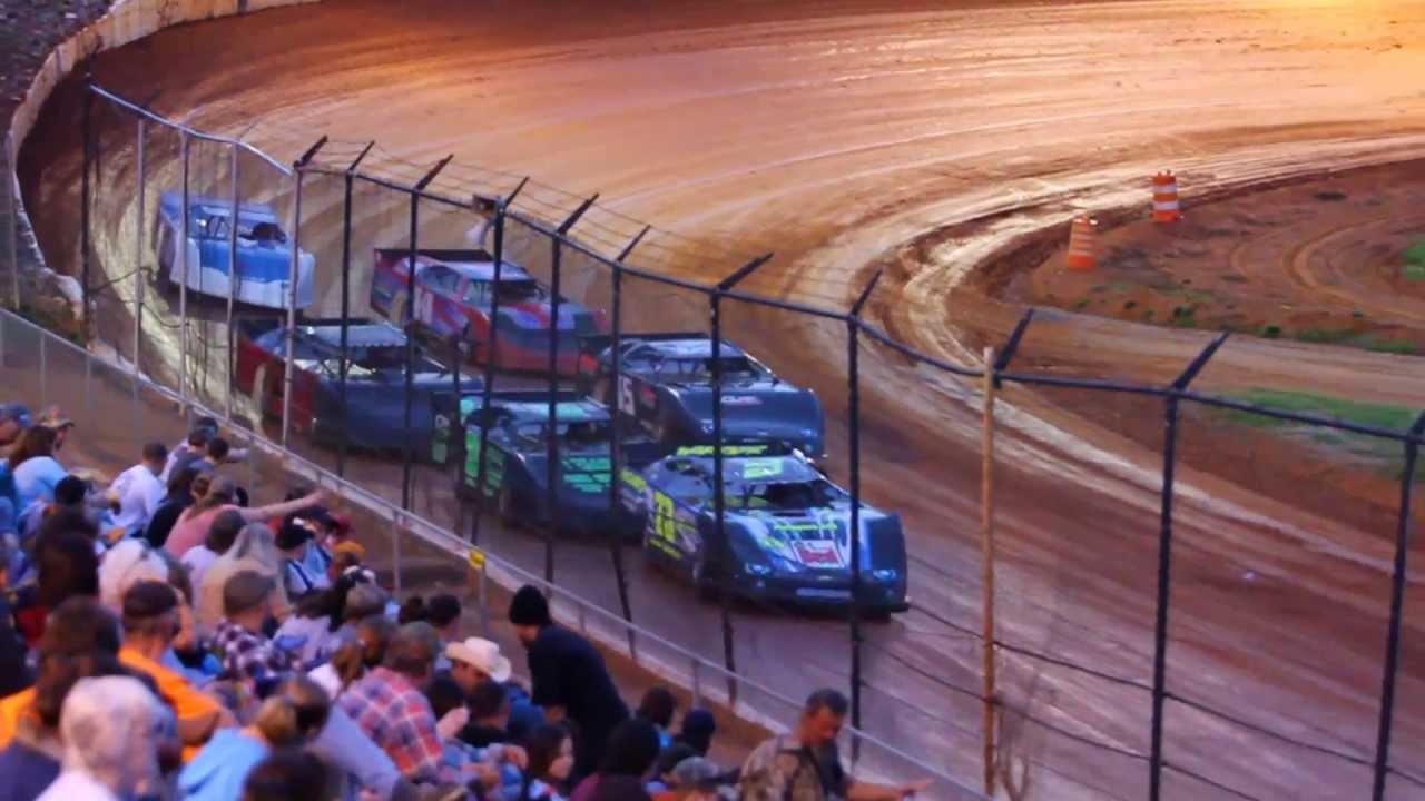 Dirt Track Racing Limited Late Model Heat Race @ 411 Motor Speedway 4/6 ...