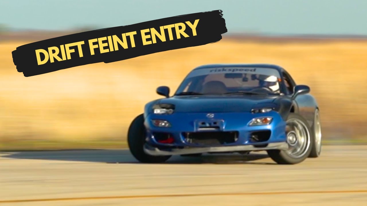 Trying Drift Feint/Flick Entry in the Mazda FD3S RX-7 - YouTube