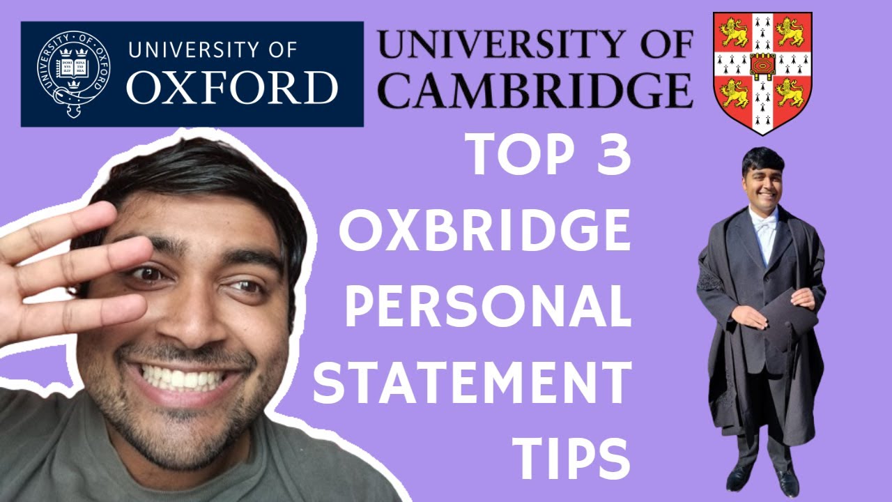 Oxbridge Personal Statement Tips from an Oxford graduate! - YouTube