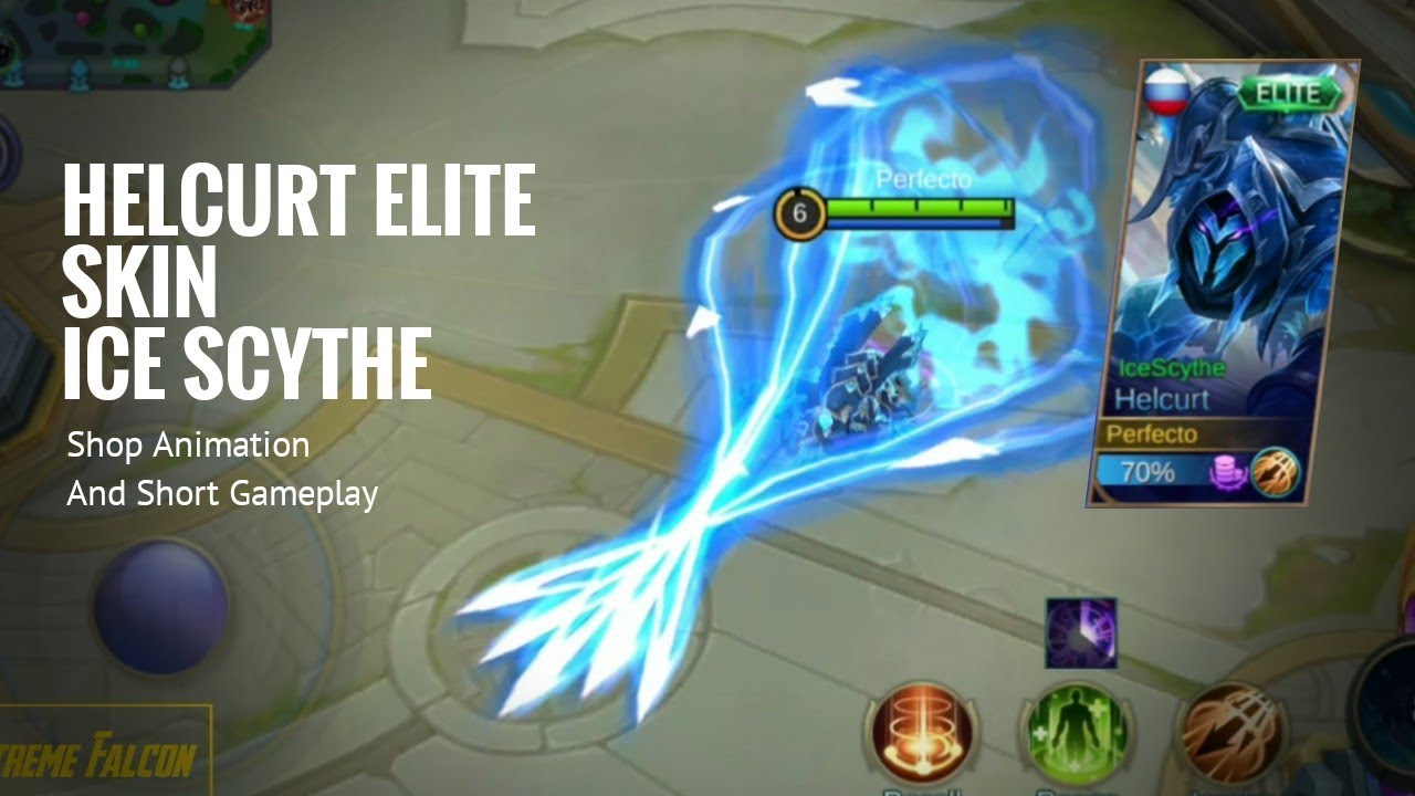 Helcurt Elite Skin Ice Scythe | Gameplay | Mobile legends - YouTube