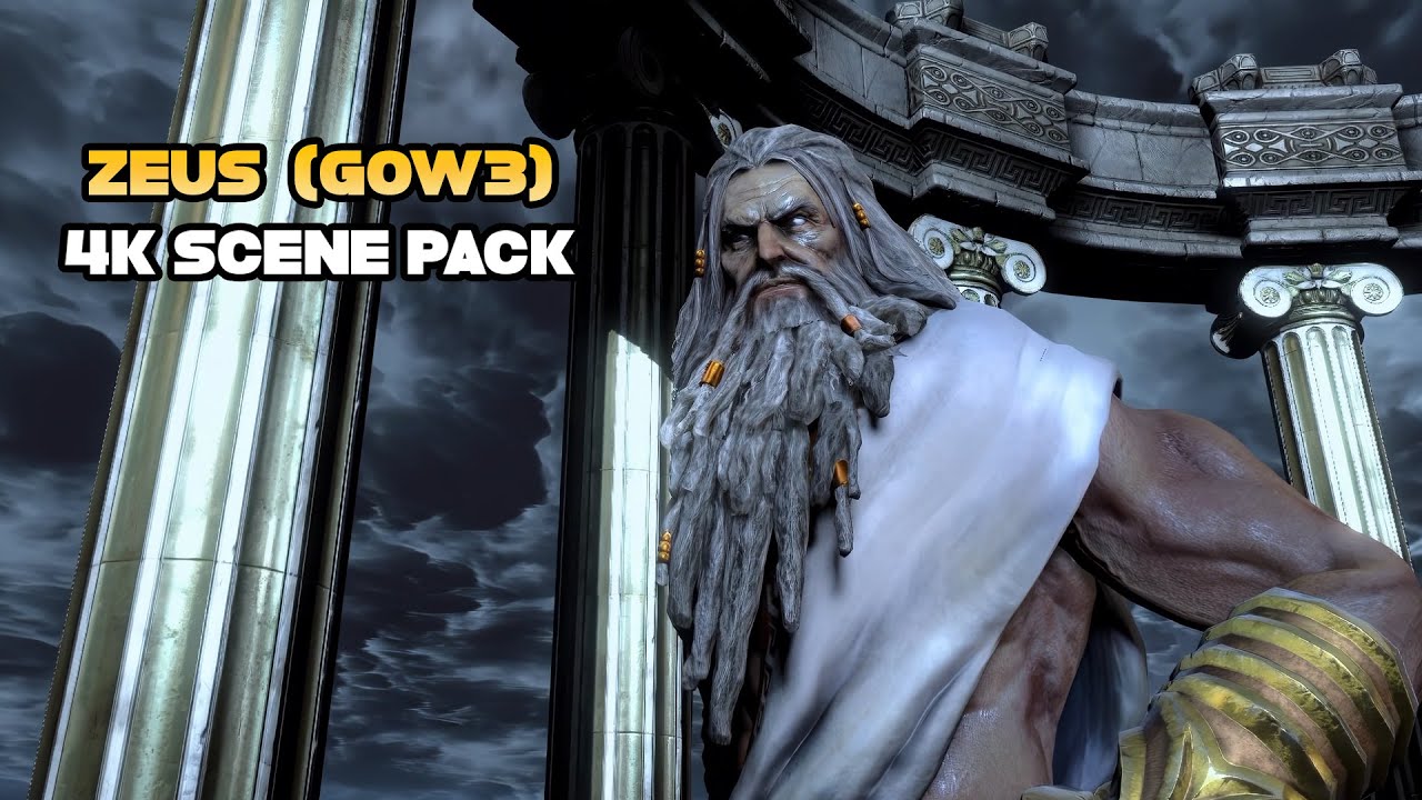 Zeus (GOW3) 4K Scene pack - YouTube