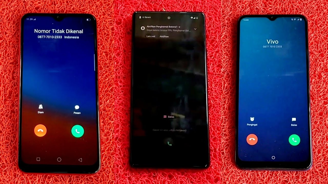 OPPO A3S VS PIXel 6 VS VIVO Y12 incoming call & boot animation - YouTube