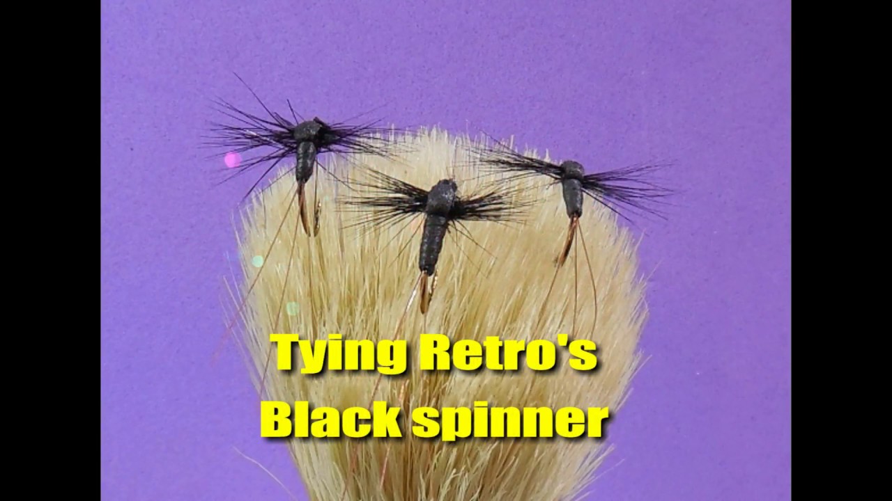 Retro Tying The Black Spinner - YouTube