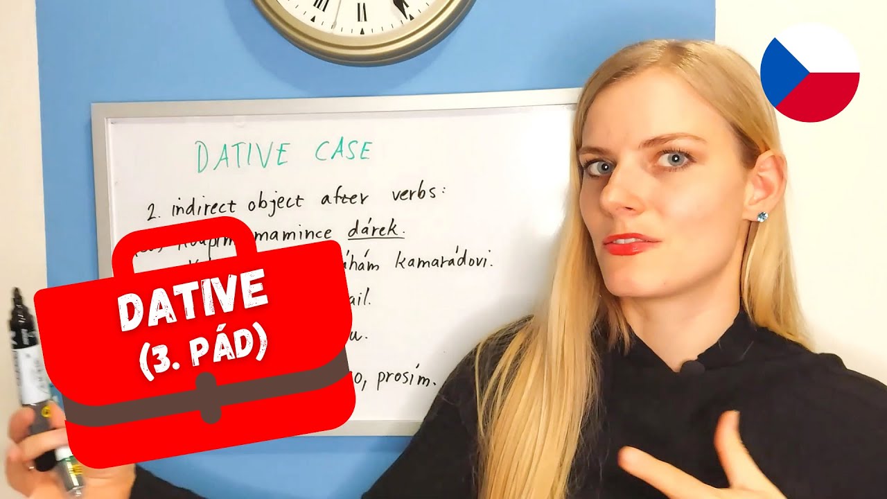 Czech Dative Case Explained 📕Singular Nouns & Pronouns - YouTube