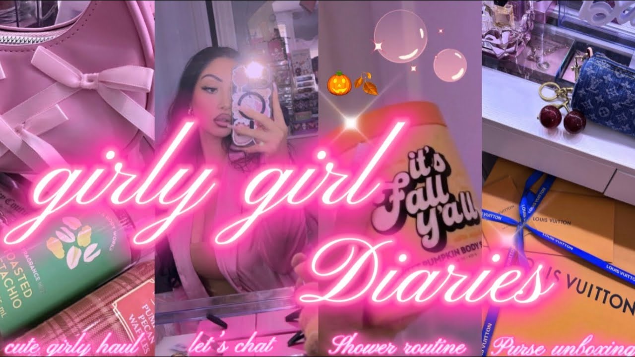 GIRLY GIRL DIARIES ♡ ep. 2 | LETS CATCH UP, MINI GIRLY HAUL, FALL ...