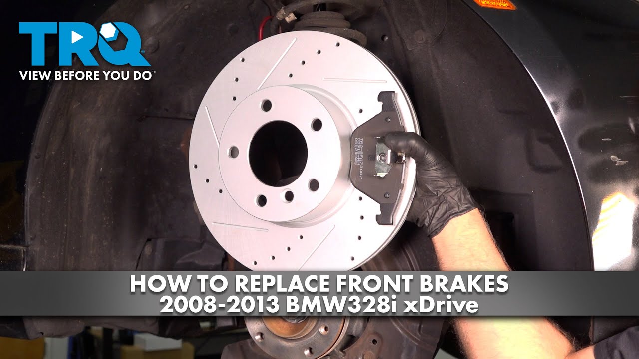 How to Replace Front Brakes 2009-2013 BMW 328i xDrive - YouTube