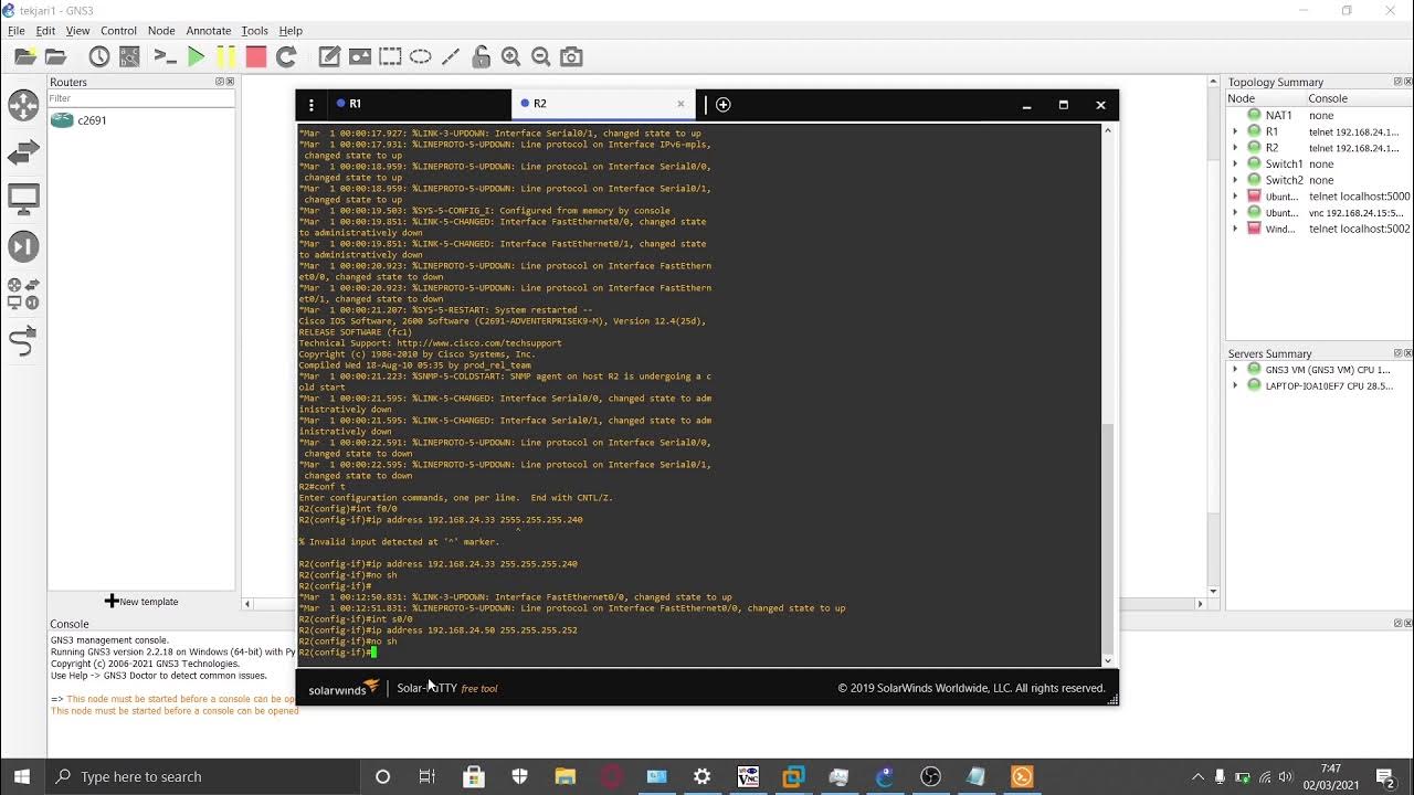 TR 1 Tekjar I - Konfigurasi DHCP, WebServer(Apache), PHP, PHPMyAdmin, FTP, DNS, dan GNS3 - YouTube