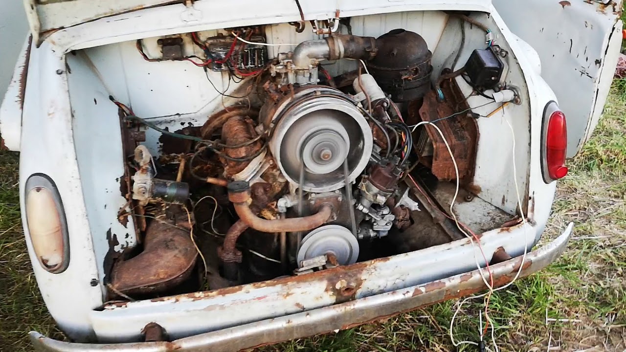 ZAZ 956 startup after a long time - YouTube