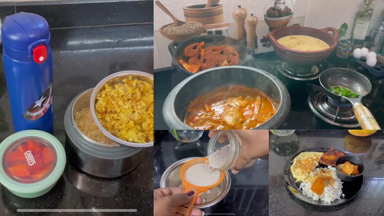 #Vlog3 ||Nagercoil fish curry || my cooking routine || diml with 2kids ...