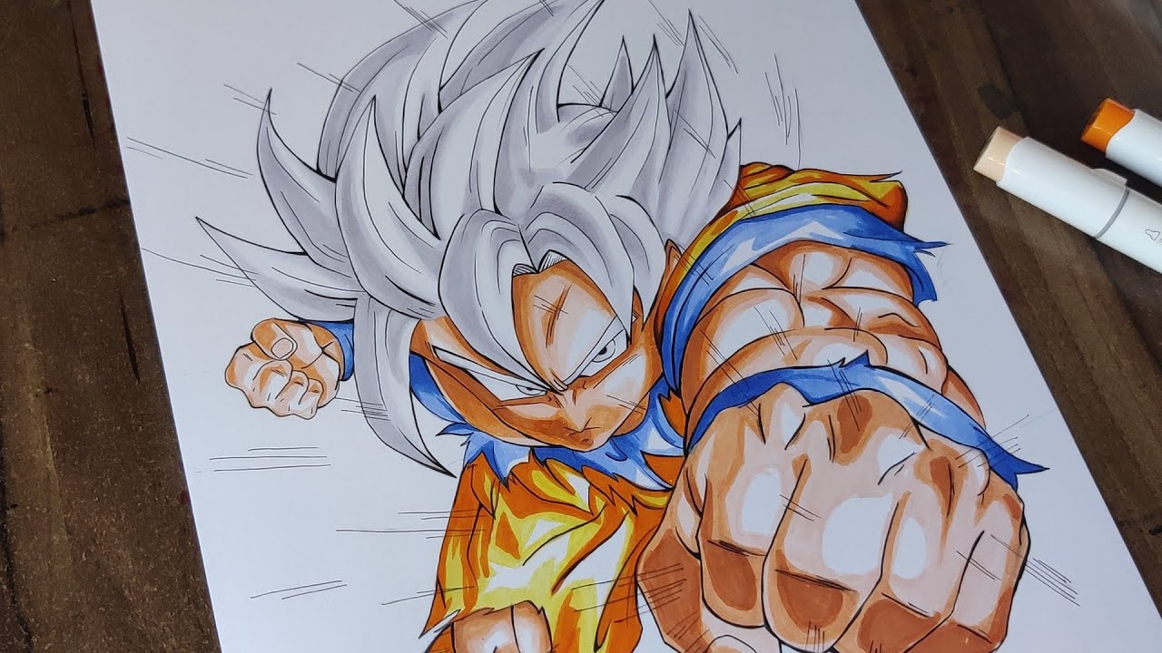 Drawing UI GOKU.................... - YouTube