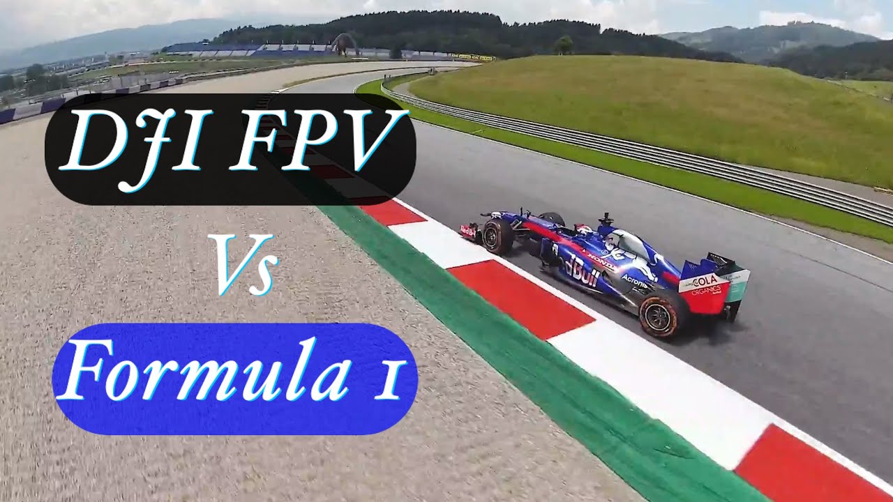 Dji fpv drone vs formula 1 - YouTube