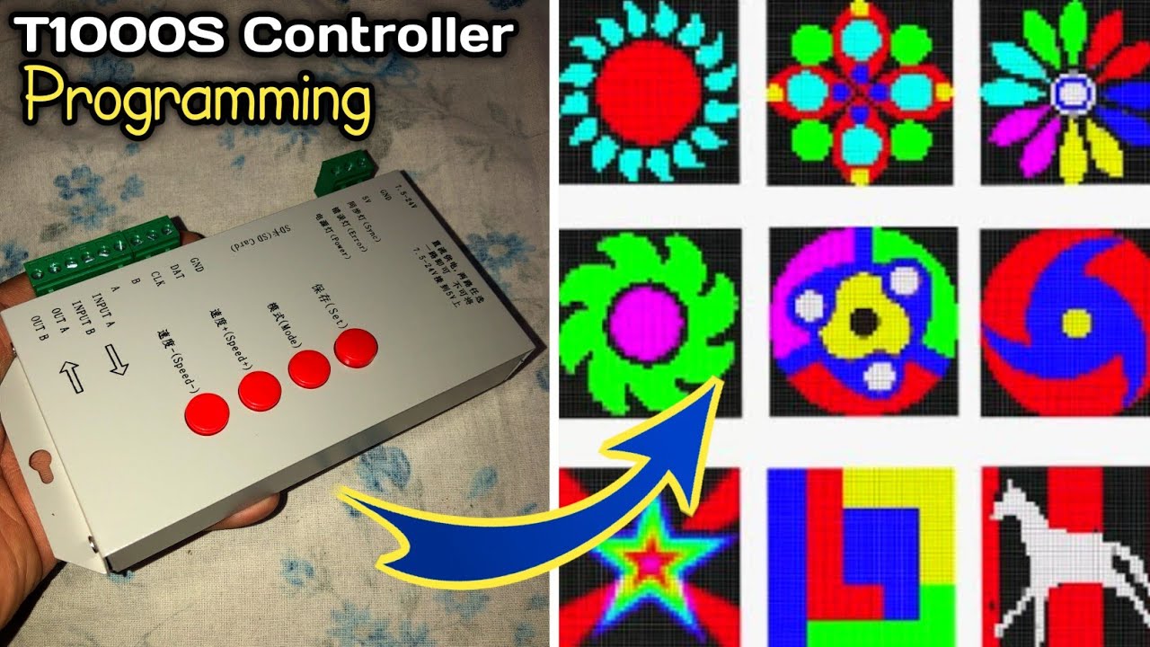 T1000S Controller Me Programing kaise Kare // How To Programming T1000S ...
