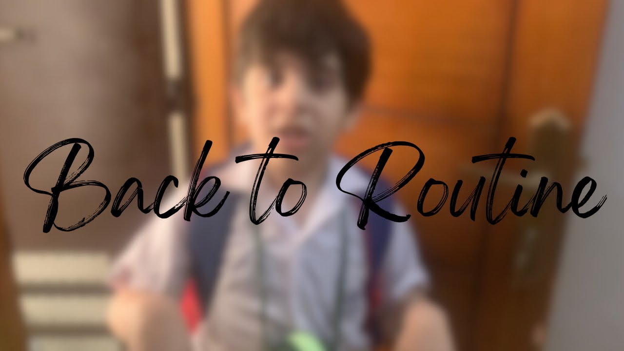 Back to routine - YouTube