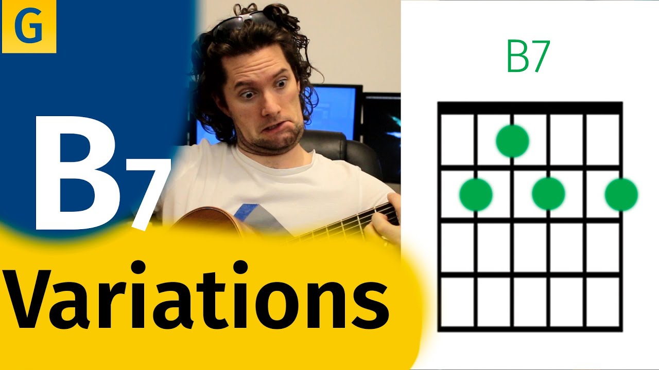 B7 Chord on acoustic guitar - EASY guitar chords with variations ...