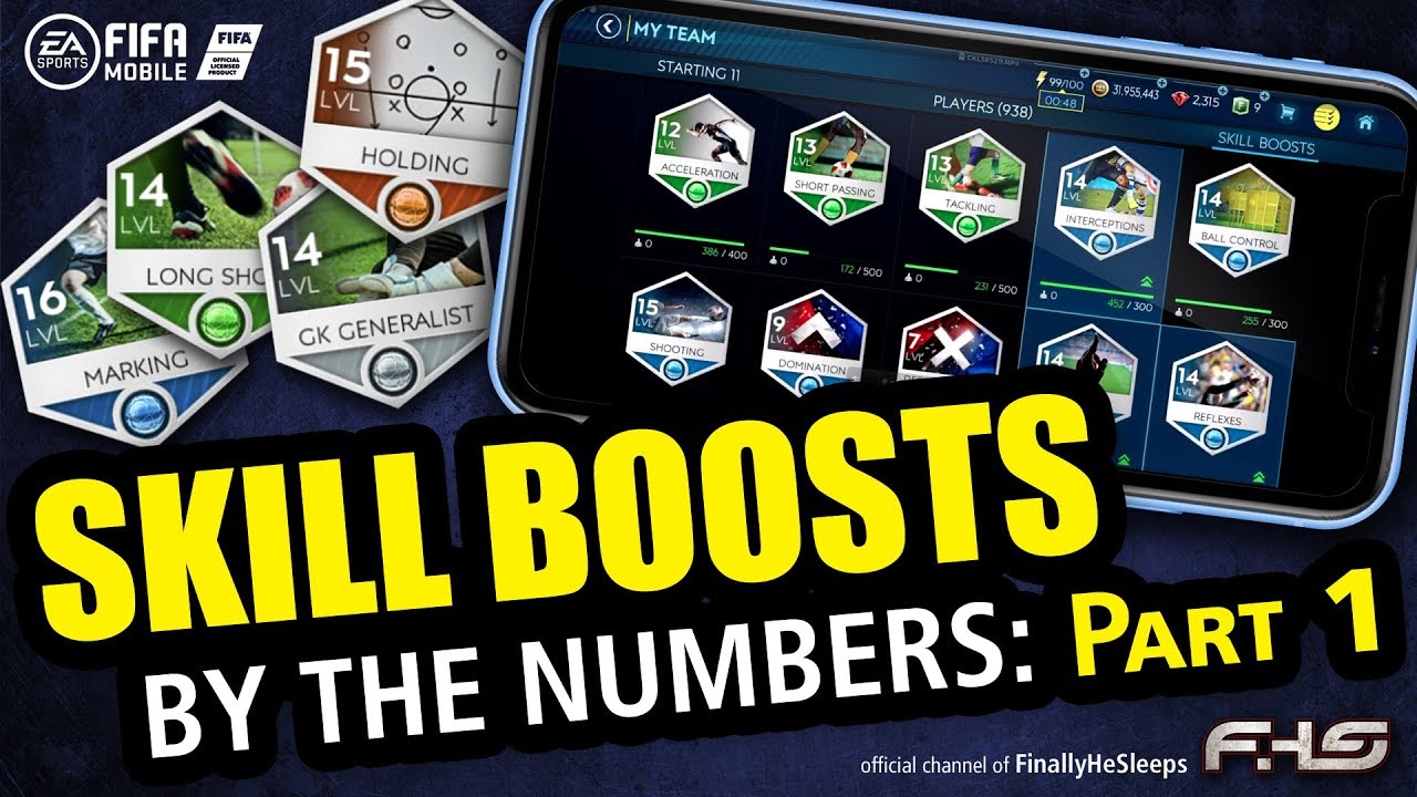 FC Mobile (FIFA) - SKILL BOOSTS complete guide - Part 1 of 3 - YouTube