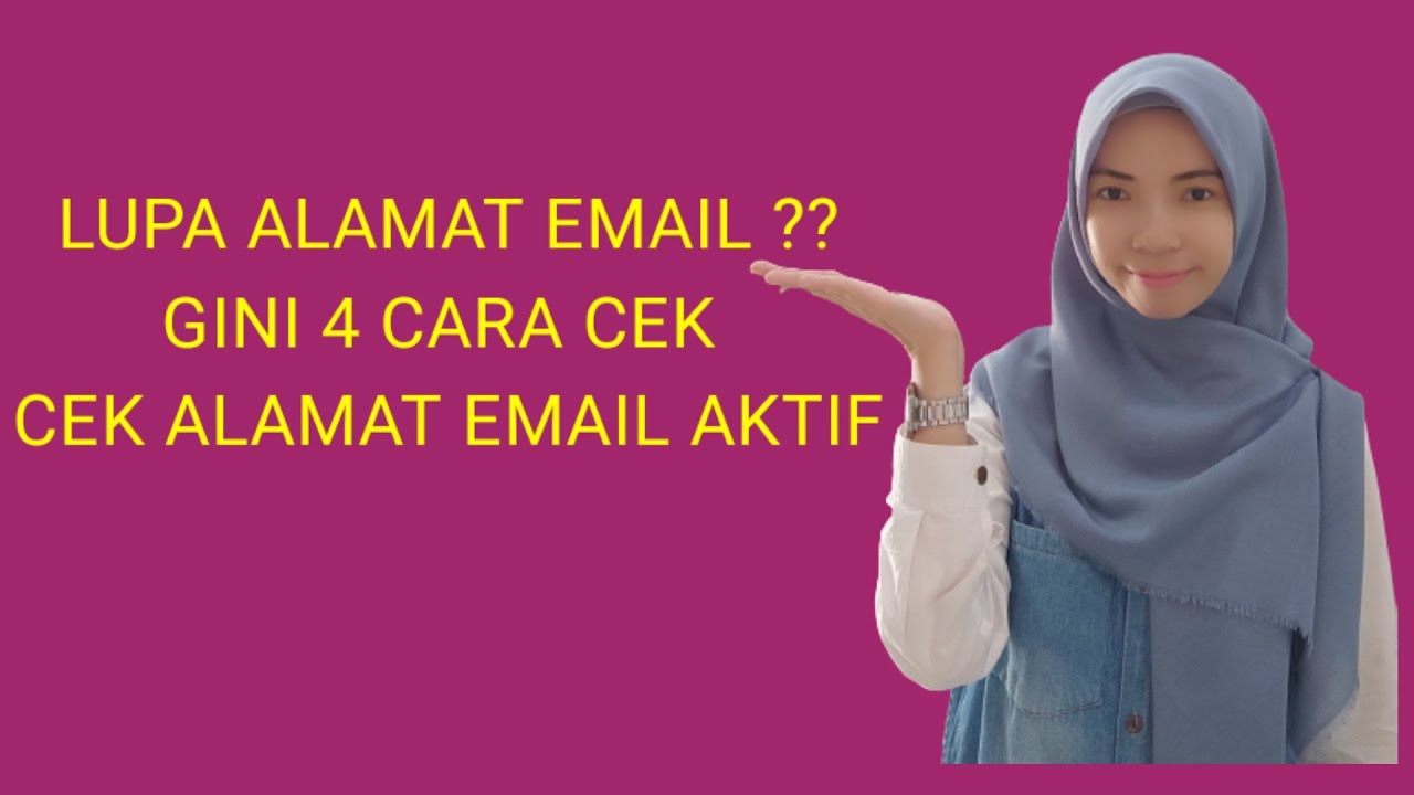 CARA CEK ALAMAT EMAIL AKTIF || HOW TO CHECK AN ACTIVE EMAIL ADDRESS ...