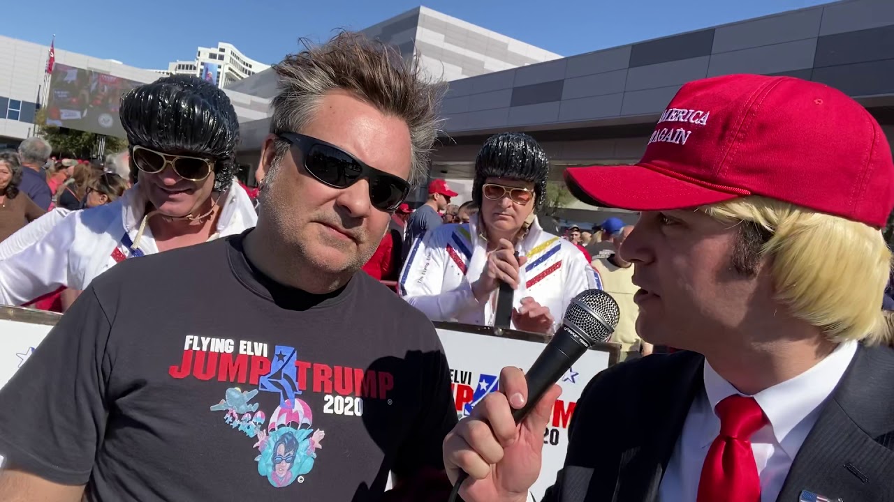 NEET Force Media - Alberto (Flying Elvi) - Trump Rally (02/21/20, Las ...