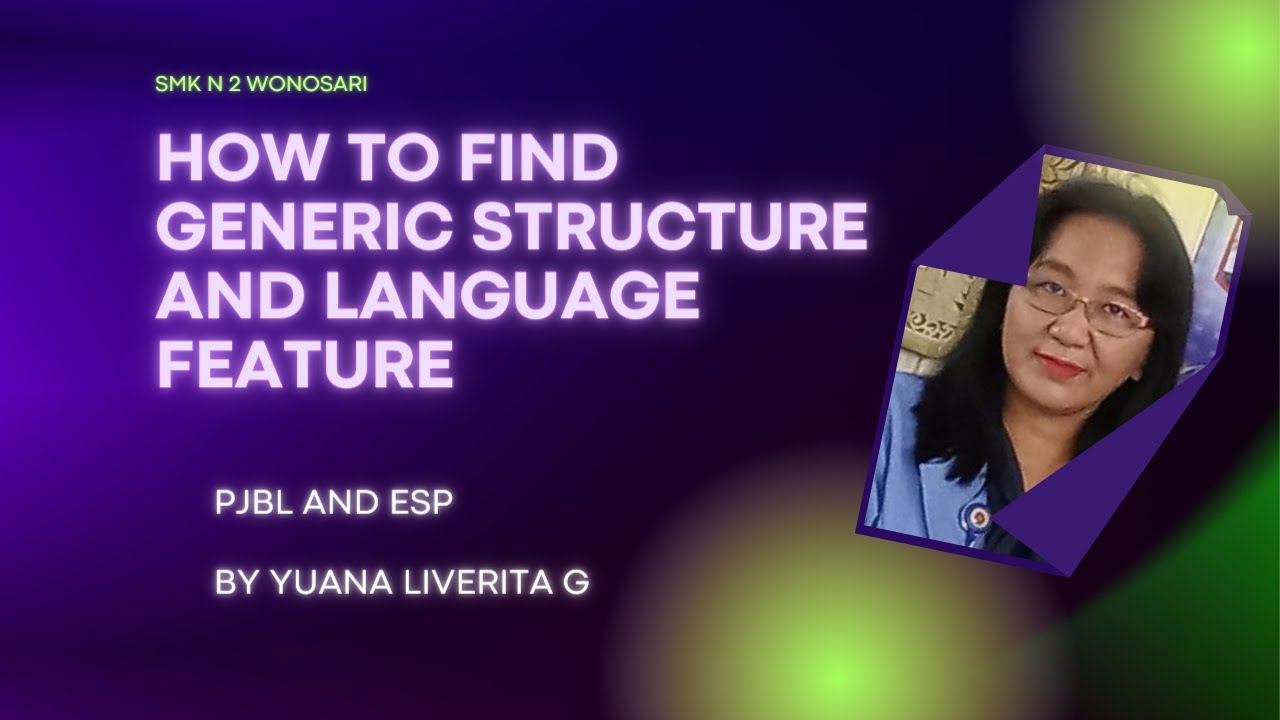 TUTORIAL CARA MENCARI GENERIC STRUCTURE DAN LANGUAGE FEATURES #report ...