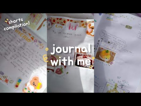 🍵 journal with me, journaling ideas, shorts compilation ⋆ ° ⋆📔 - YouTube