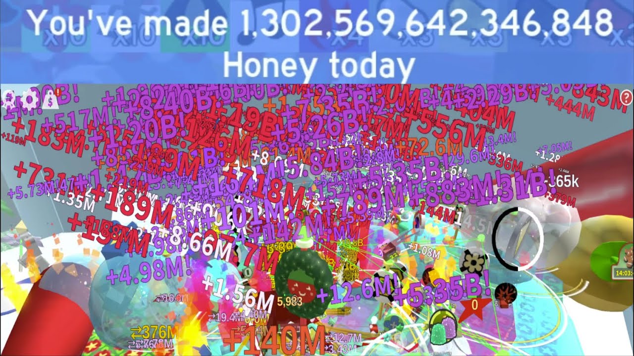 1.3Qd Red Hive Boost With Pollen Text | Bee Swarm Simulator - YouTube