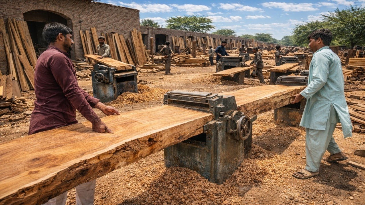 Pakistan Woodworking Workshop – Traditional Wood Craft Techniques ...