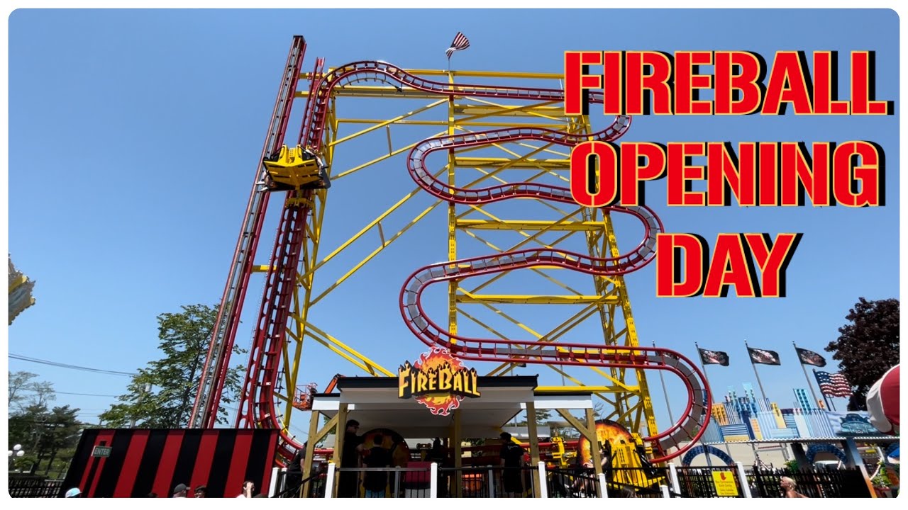 Fireball Opening Day 5/20/22 at Adventureland, LI - YouTube