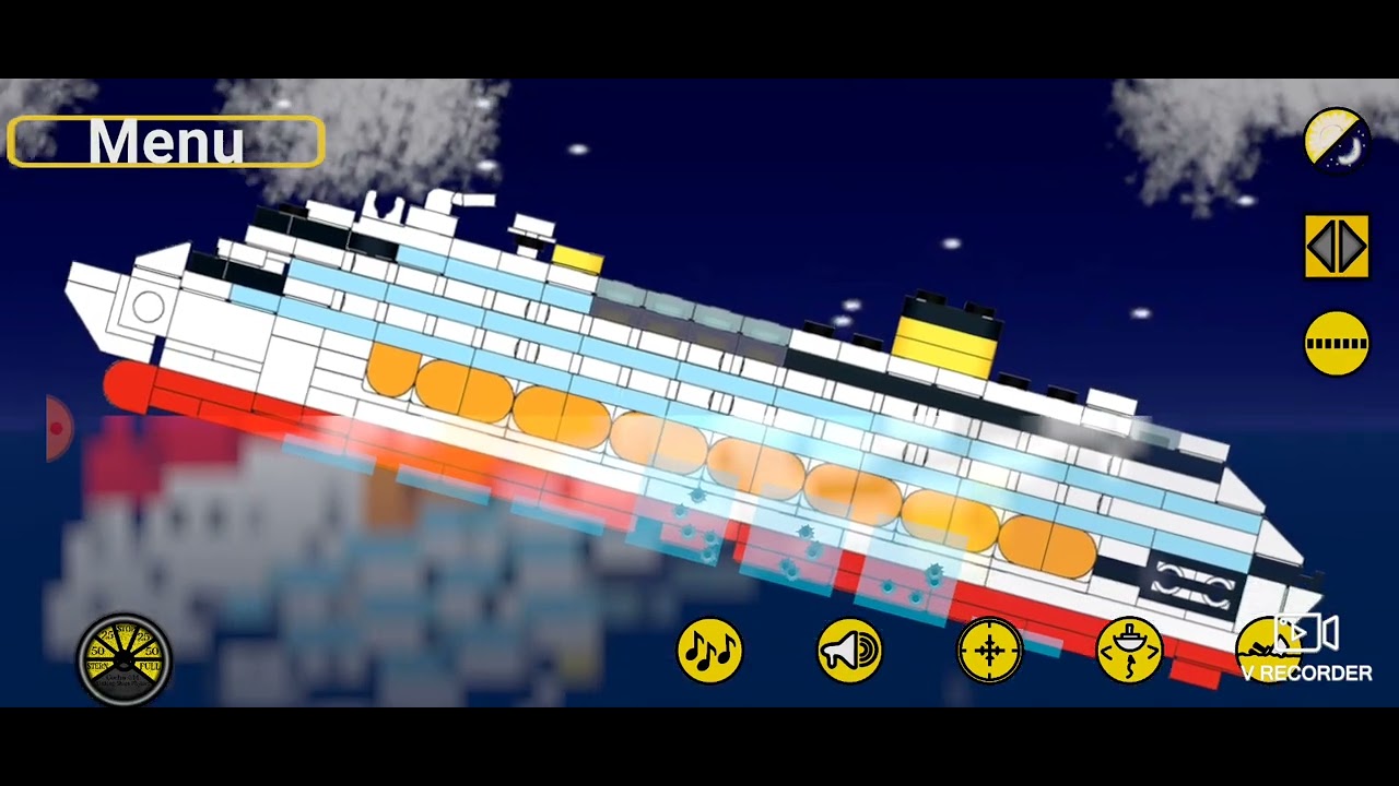 Sinking Ship Physics Game - YouTube