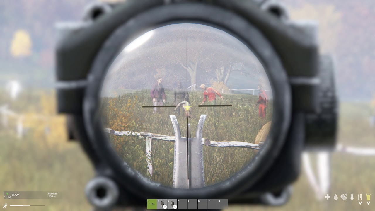 DayZ .63 Content Patch 1 - M4 Test + ACOG - YouTube