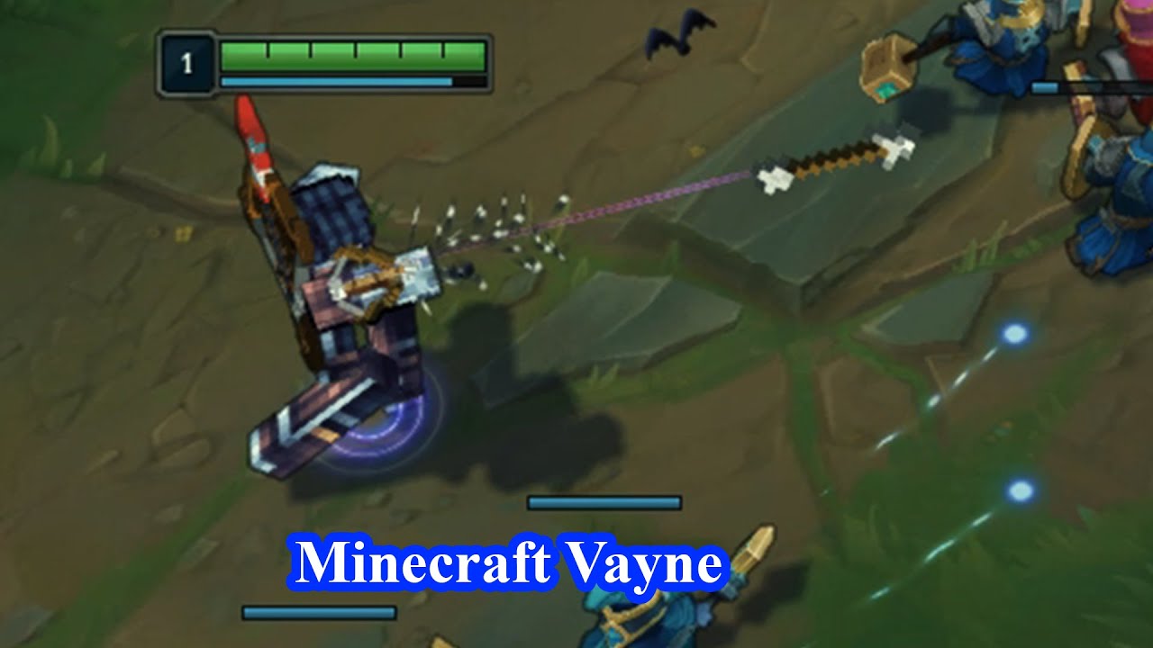 Minecraft Vayne cute League - YouTube