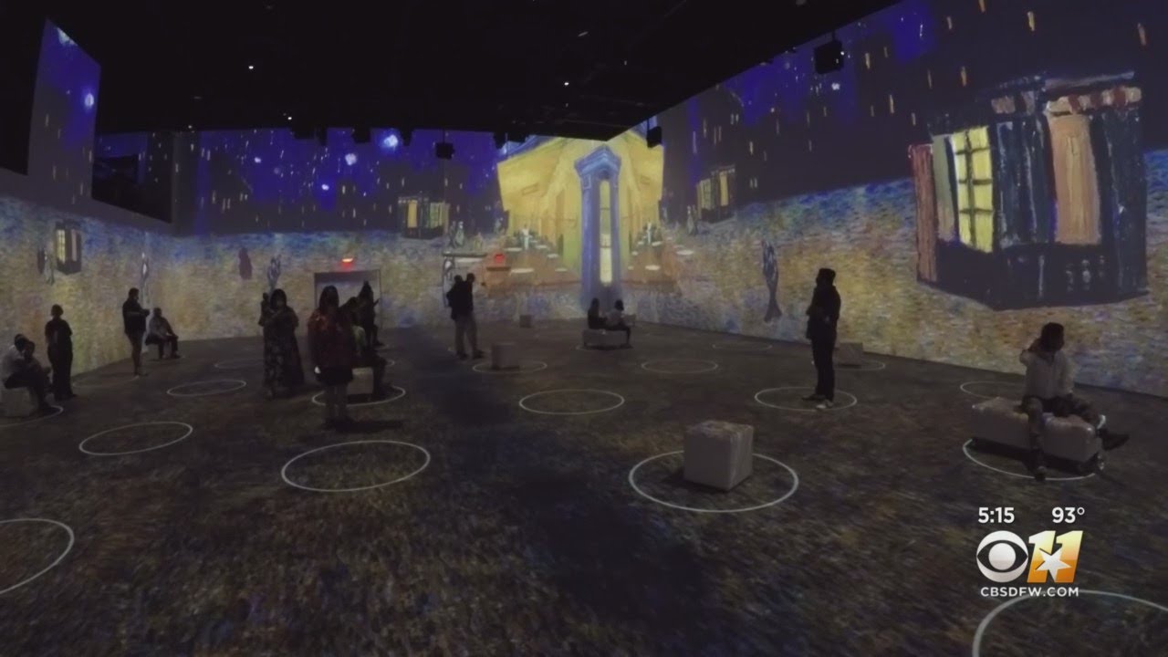 Immersive Van Gogh Exhibit Comes To Downtown Dallas - YouTube