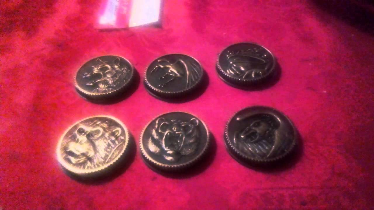 Ninja Ranger Power Coins - YouTube
