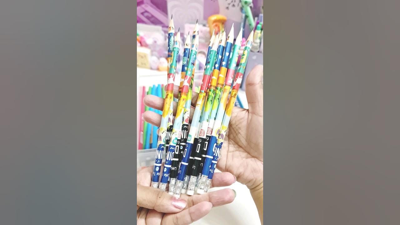 Restocking my pencils #cute #stationery #asmr #90s #shorts #pencil # ...