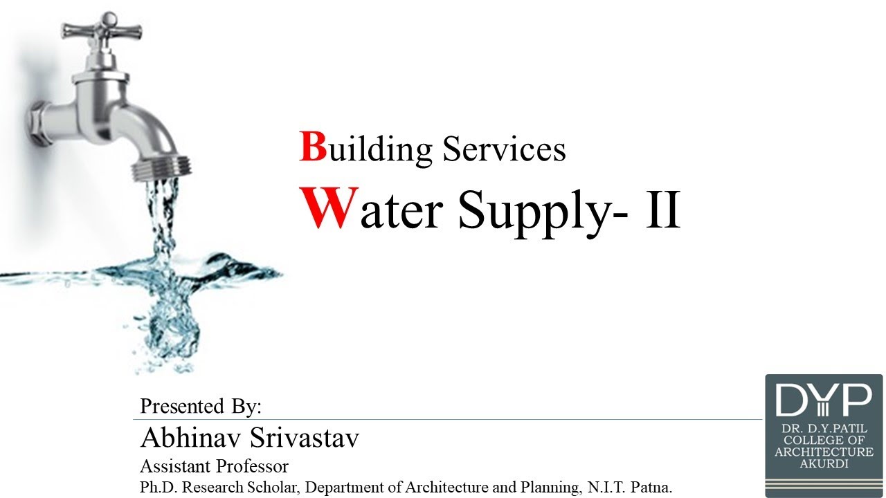 Water Supply II For B Arch Students According SPPU Syllabus YouTube water-supply-ii-for-b-arch-students-according-sppu-syllabus-youtube