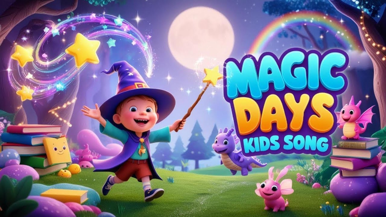 Magic Days Song for Kids | Fun Nursery Rhyme & Cartoon Music for ...